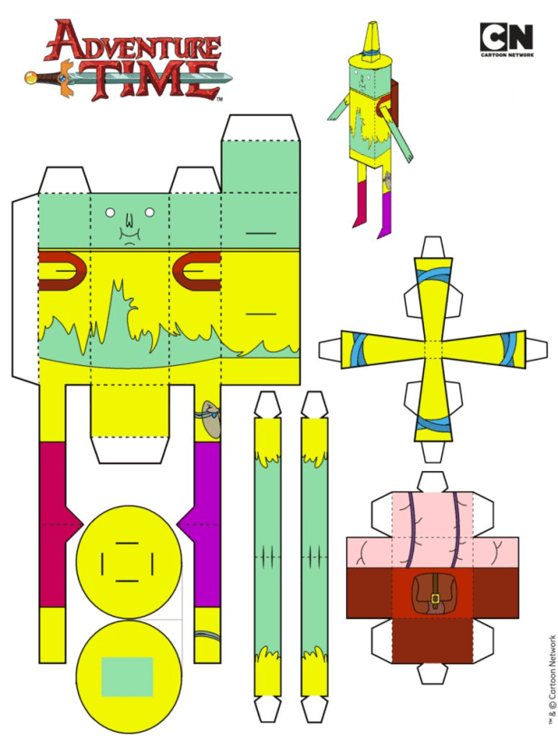 ADVENTURE TIME CUBECRAFTS – xeelha